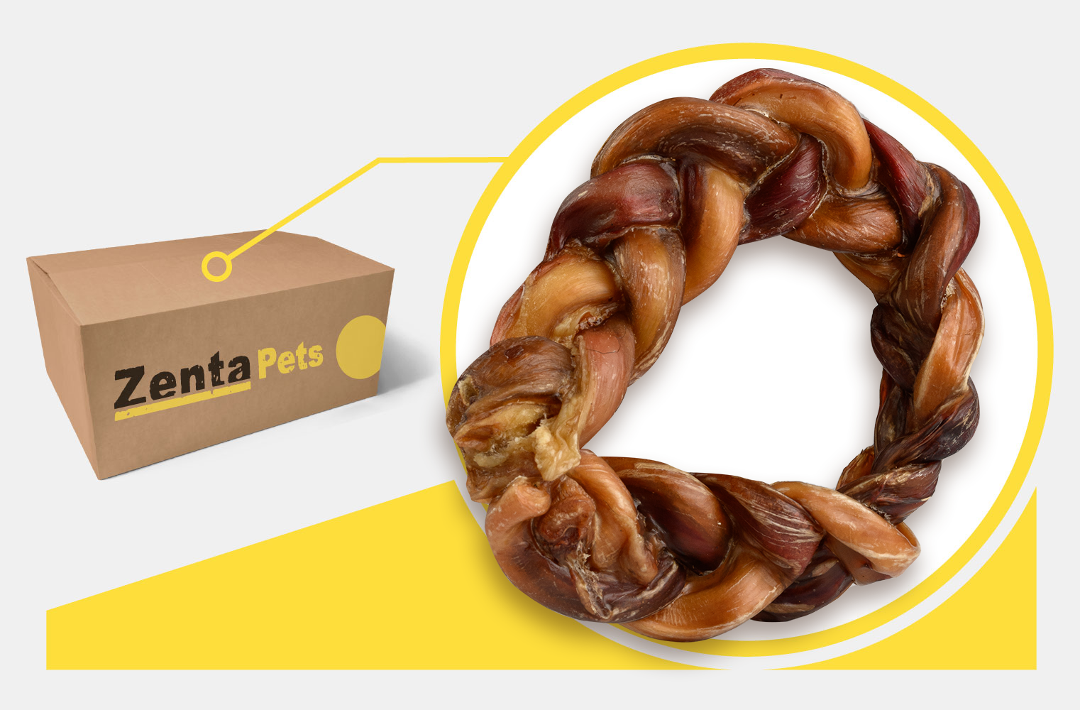 Bully Sticks Shaped Bulk