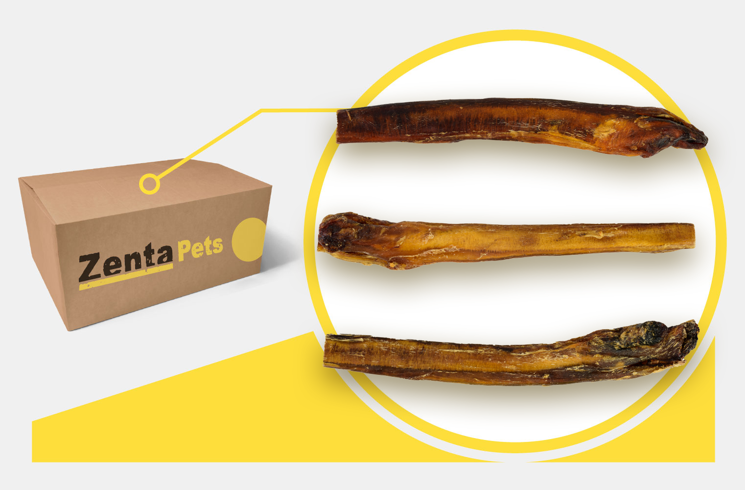 Mega Monster 12" Bully Sticks - Bulk Box