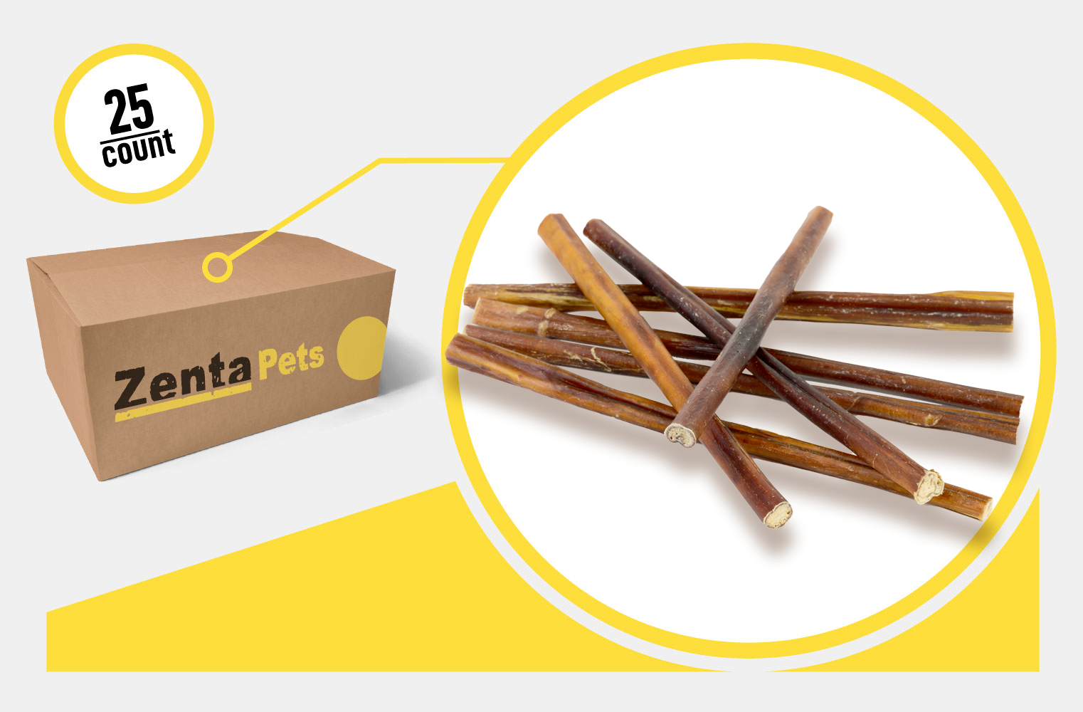 12" Standard Bully Sticks - Bulk Box