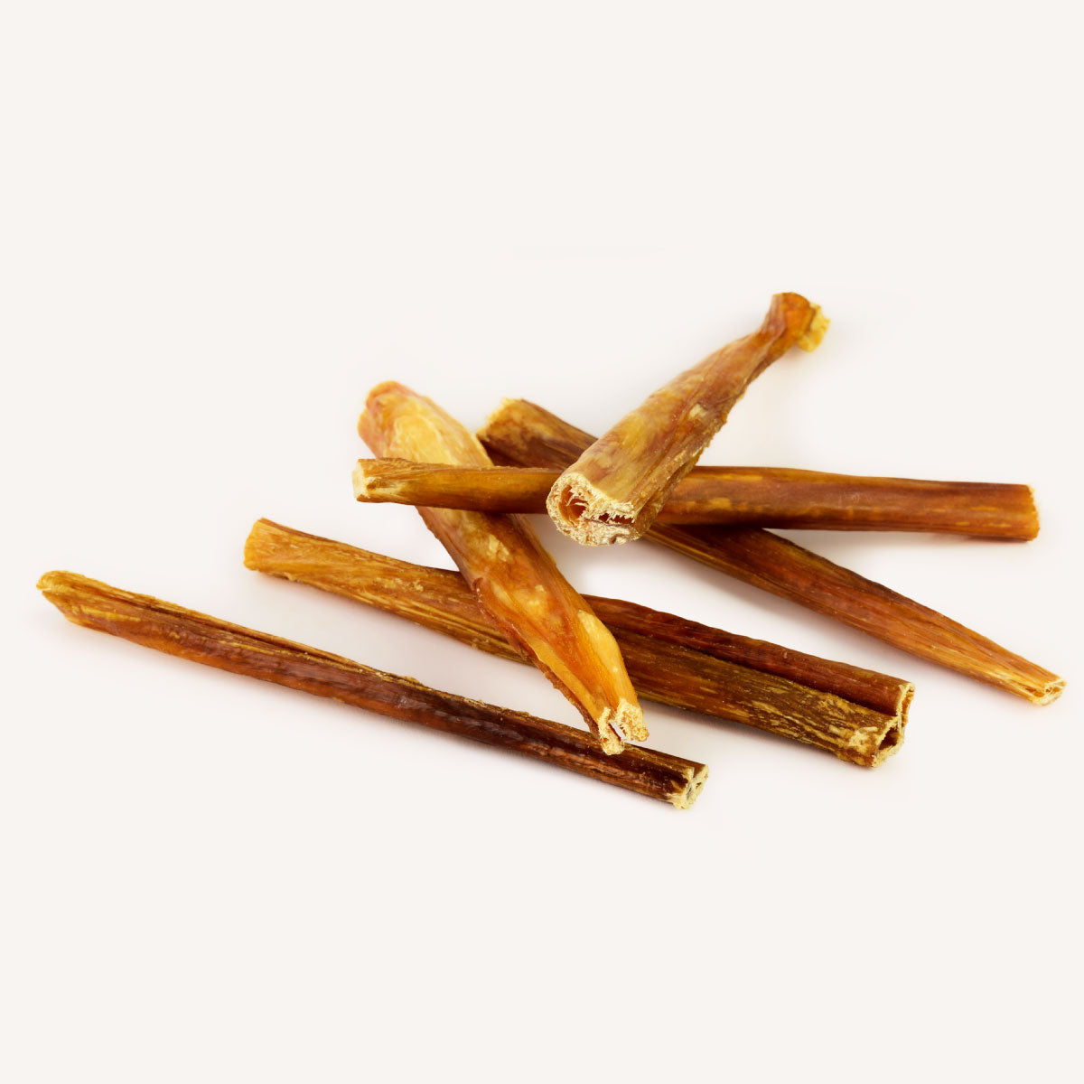 6" Low Odor Beef Bladder Stick Chews For Dogs